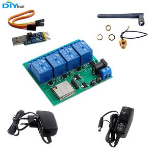 Jual ESP32S 4 Channel Wifi Blue-tooth-compatible Relay Module With ...