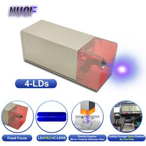 Jual NUOF 20W Laser Module Laser Engraving Head 450nm Blue 4-LDs Laser ...
