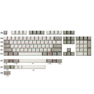 Jual 117 Key Japan Japanese root font Keycaps Dye Sublimation PBT ...