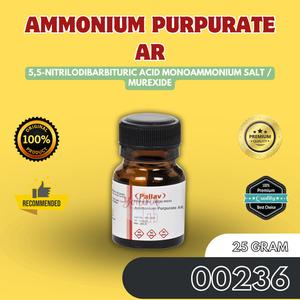 Jual Ammonium Purpurate AR | Murexide | C8H8N6O6, 25 gram - ERGOLAB ...