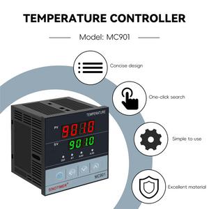 Jual SINOTIMER MC901 Digital Waterproof PID Temperature Controller K Type PT100 Sensor Input ...