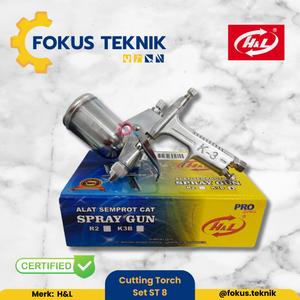 Jual Alat Semprot Cat / Spray Gun Pro K3 Tabung Atas 200 ml / Spray Gun ...