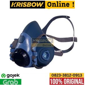 Jual krisbow masker half mask twin cartridge Debu Kimia hm-7500 tw ...