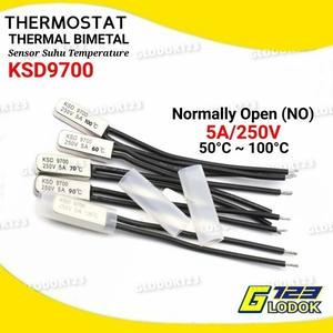 Jual Thermostat Thermal KSD9700 Bimetal 250V 5A Sensor Suhu Temperatur AC - 100°C - Kab ...