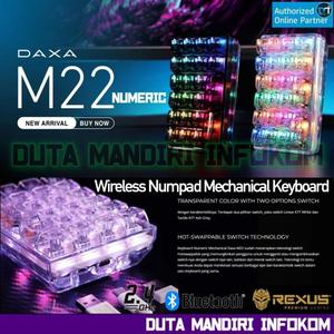 Jual Rexus Daxa M22 Numeric - Rgb Wireless Mechanical Numpad Keyboard ...