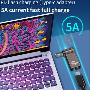 Jual Right on 100W Adapter Converter Type-C PD 100 WATT TO DC Jack ...