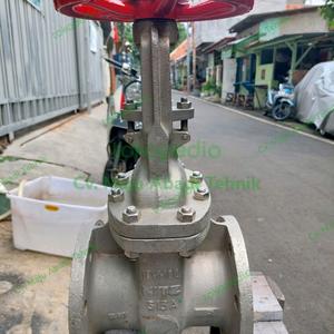 Jual GATE VALVE FLANG KITZ STEM SS 304 4" INCH 100MM JIS 10K Best ...