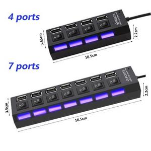 Jual Miniva Authentic 4/7 Ports Docking Stations USB 2.0 Hub High Speed ...