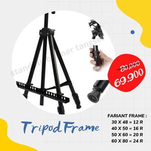 Jual tripof frame/standing banner frame//tiang bingkai foto//iklan ...