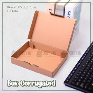 Jual Kardus Corrugated 22x16x3.5 CM | Die Cut | Kotak Karton | Box Packing Souvenir Pizza - Kab ...