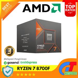 Jual Processor AMD Ryzen 7 8700F 4.1Ghz Up To 5.0Ghz Cache 16MB 65W AM5 [Box] - Kota Bandung ...