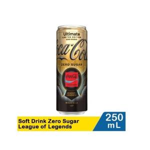 Jual Coca cola Soft Drink Zero sugar league of legends kaleng 250 ml ...