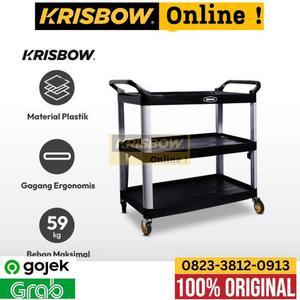 Jual Krisbow Trolley Troli Trolley Troly Saji Tiga Tingkat Dengan Roda ...