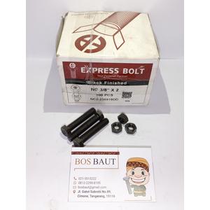 Jual BAUT MUR BESI 4.6 3/8X2 T16 K14 HITAM - Kota Tangerang - Bos Baut ...