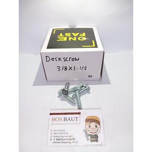 Jual BAUT DESKCREW BESI PUTIH - BAUT DESKSKRUP - HEX LAG SCREW ...
