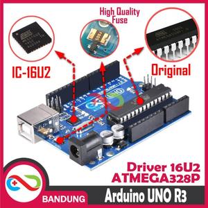 Jual [CNC] PAPAN PCB MESIN ARDUINO UNO R3 ATMEGA328P DIP ATMEGA 16U2 ...