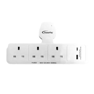Jual New 3 Way Extension Plug Adapter With USBType C Extension ...