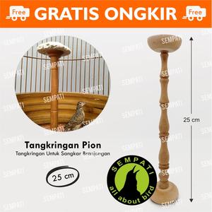 Jual PION TANGKRINGAN BATU APUNG SANGKAR BURUNG BRANJANGAN 25 CM UKURAN ...