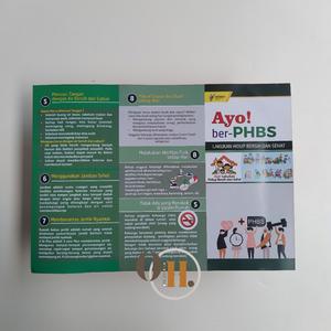 Jual Leaflet PHBS Rumah Tangga - Perilaku Hidup Bersih dan Sehat, Brosur Edukasi PHBS Rumah ...