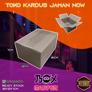 Jual Kardus 18x12x7 CM Box Packaging BARU Corrugated karton sheet ...