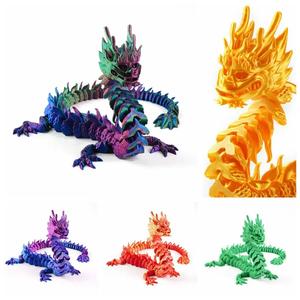 Jual 3D Printed Articulated Dragon 3D Printed Dragon Crystal Dragon ...