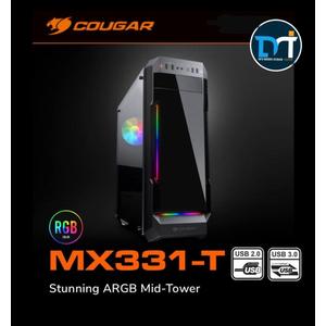 Jual BEKAS PAKAI! Cougar MX331-T - Stunning ARGB Tempered Glass Mid ...