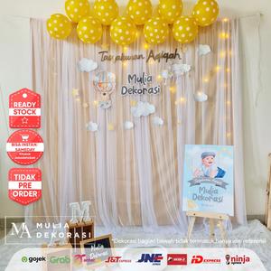 Jual DEKORASI BACKDROP PHOTOBOOTH SYUKURAN TASYAKURAN AQIQAH ULANG ...