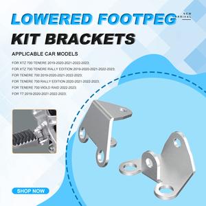 Jual 23MM Lowered Footpeg Kit Brackets FOR YAMAHA XTZ 700 TENERE /RALLY ...