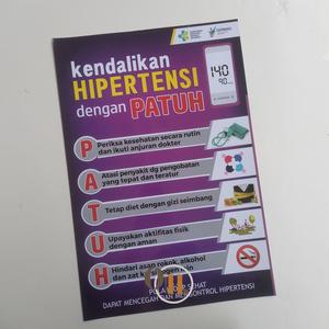 Jual Poster 12 indikator - Poster Kendalikan Hipertensi dengan Patuh ...