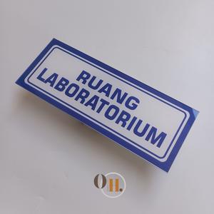 Jual Stiker Ruang Laboratorium - Stiker Nama Ruang - Stiker Ruangan ...
