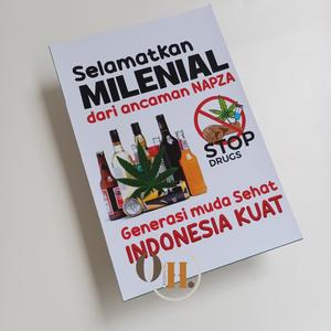 Jual Poster Selamatkan Milenial dari Ancaman Napza - Poster Narkotika ...