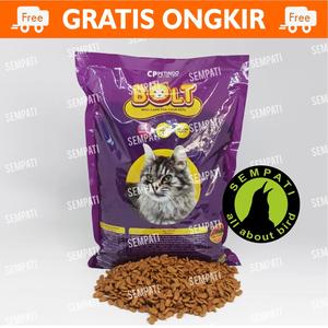 Jual Makanan Kucing Bolt Tuna Kemasan 800 gr Catfood Pakan Kucing Tuna ...