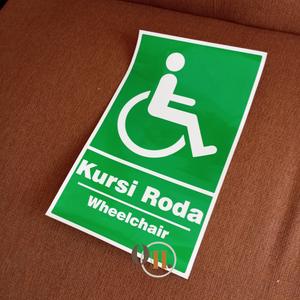 Jual Stiker kursi roda - Stiker wheelchair - Stiker lambang kursi roda ...