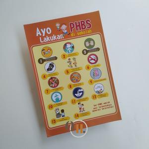 Jual Poster PHBS Sekolah - Hidup bersih dan Sehat di Sekolah - Poster ...