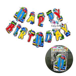 Jual Spesial Banner Happy Birthday Aneka Karakter Banner HBD Banner ...