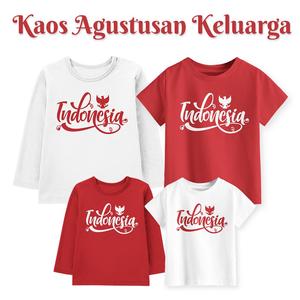 Jual Kaos Couple Family Agustusan Merah Putih Series Kemerdekaan Anak ...