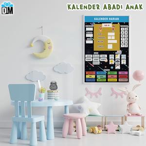 Jual Kalender Abadi Anak Edukasi Calendar Of Kids Montess Kalender ...