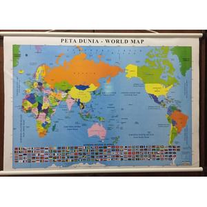 Jual New Produk Peta Dunia World Map Peta Dinding G9 - Jakarta Selatan ...