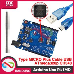Jual ARDUINO UNO R3 ATMEGA328P SMD CH340 ATMEGA328P MICRO USB PLUS ...