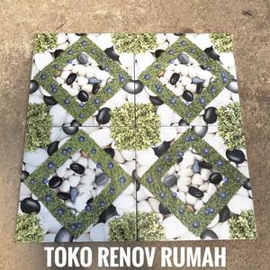Jual Best!! Keramik 40x40 motif rumput (glossy)/ keramik taman/ halaman ...
