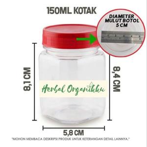 Jual Botol Plastik Bumbu 150ml / Botol sambal 150ml / Toples plastik ...