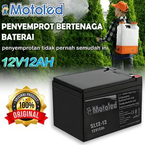 Promo MOTOLED ASLI Aki Sepeda Listrik Aki 12V 12AH Aki Sprayer/Aki ...