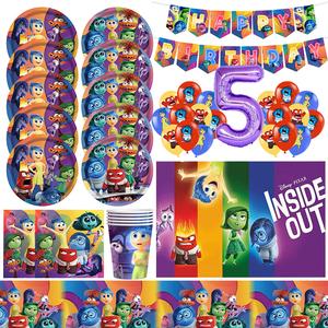 Jual Disney Inside Out Birthday Party Balloons Cartoon Inside Out Paper ...
