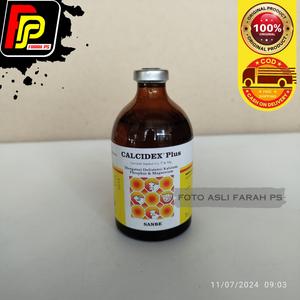 Jual CALCIDEX PLUS Inj 100 ml - Obat sapi kerbau kambing domba lumpuh ...