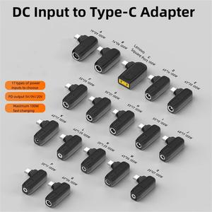 Jual 100W DC Universal Laptop Charger to USB C Type C PD Trigger Power ...