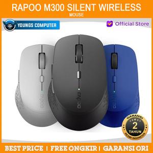 Jual RAPOO M300 Mouse Wireless Silent Multi mode Bluetooth / Wireless 2 ...