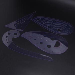 Jual Sewing Ruler Set (4 Pcs) - Metric Ruler Set French Curve Pattern ...