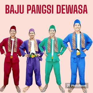 Jual Baju Pangsi Dewasa ( Setelan Saja ) Baju Pangsi Betawi Baju Adat ...
