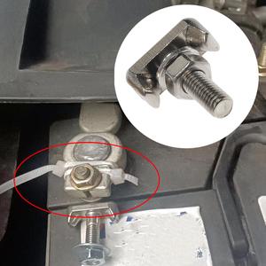 Jual Stainless Steel Battery Terminal Connectors Cable Screw for Vw ...