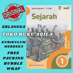 Jual BIG SALE Buku Sejarah Kelas 1 / X 10 SMK Erlangga Kurikulum Merdeka Original - Jakarta ...
